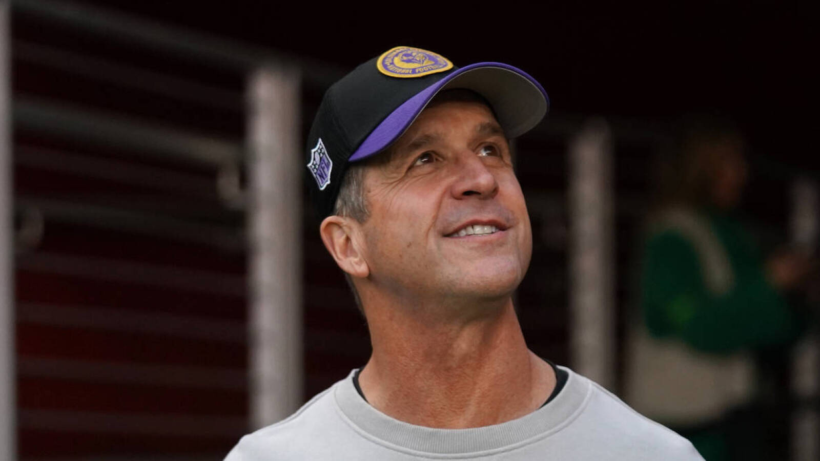 Watch: John Harbaugh surprises brother, Jim, at CFP title game | Yardbarker
