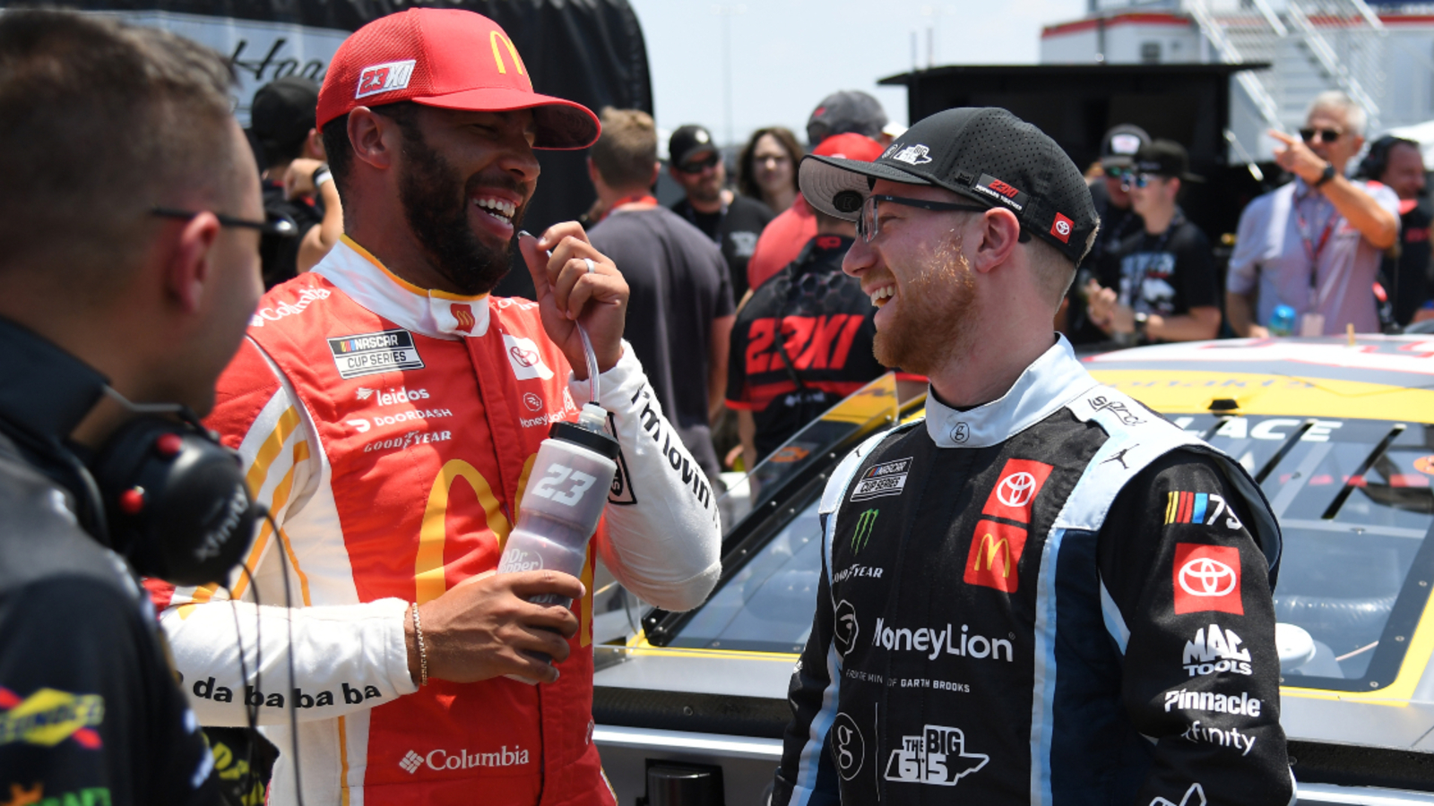 Tyler Reddick, Bubba Wallace lock up pole and front row for 23XI Racing ...