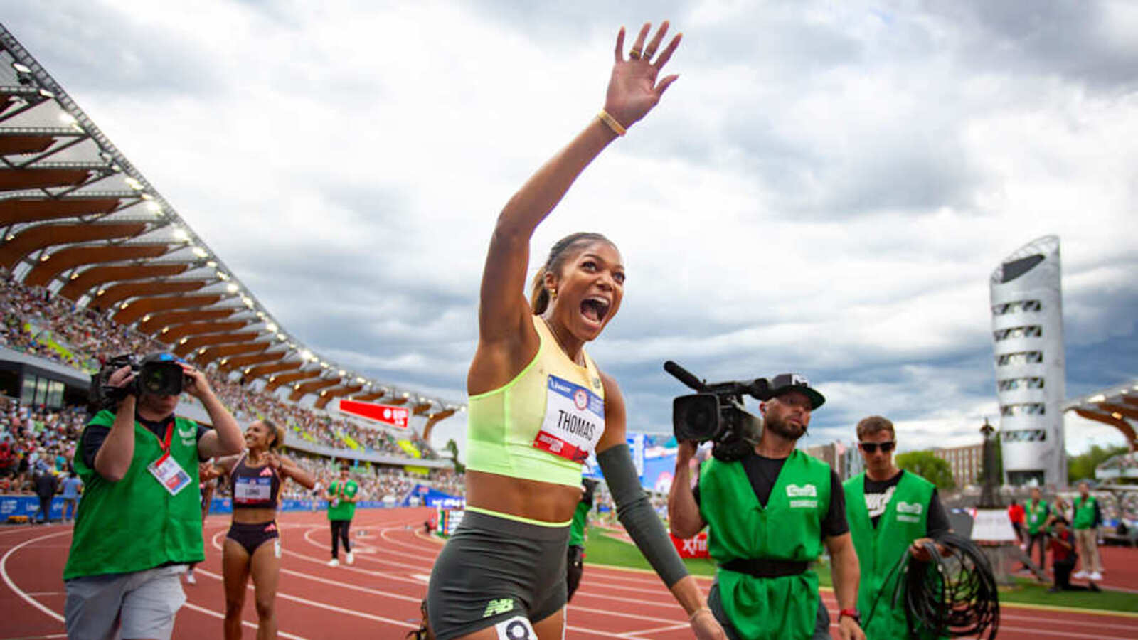 Gabby Thomas reveals offseason cheat calorie bomb in hilarious way ...