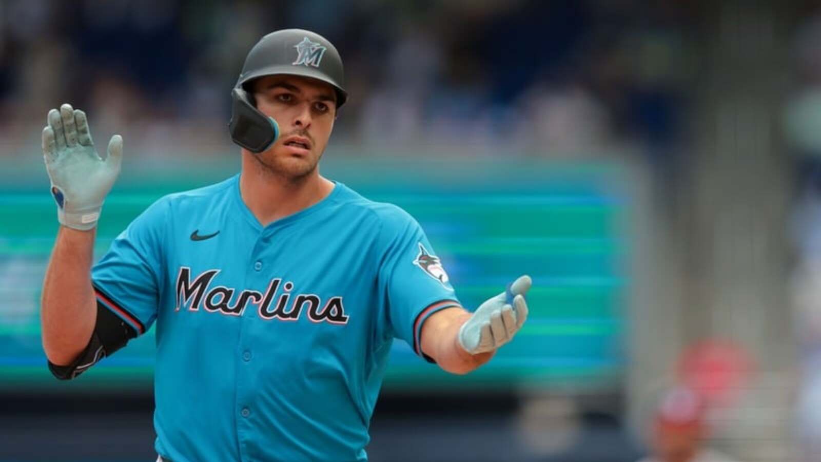 Miami Marlins First Baseman Matt Mervis With Great First 13 Games ...