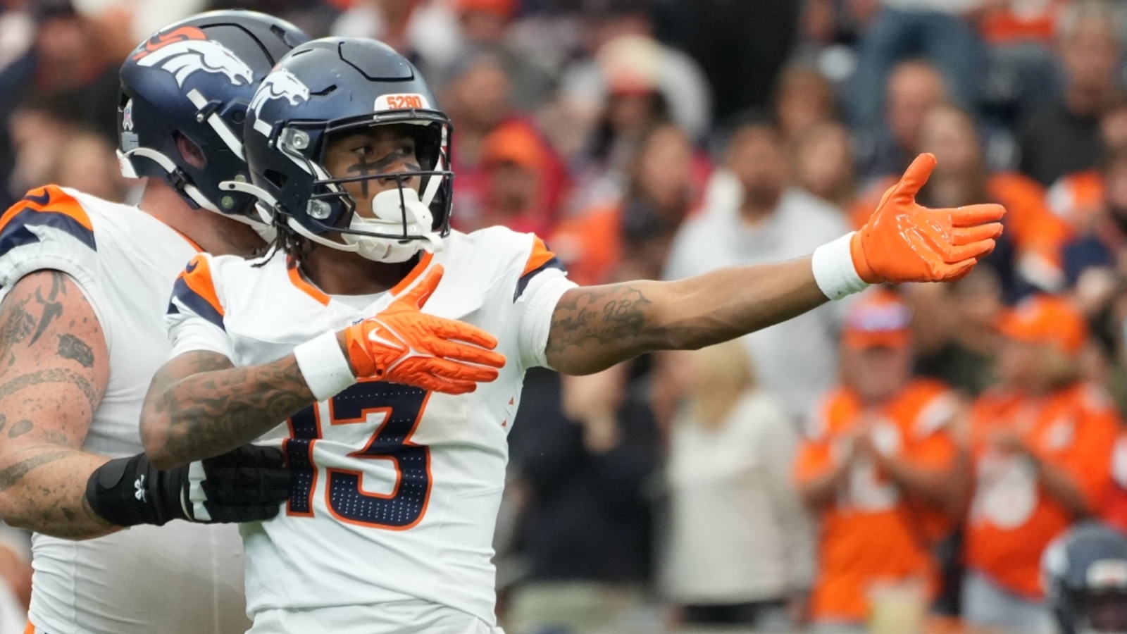 Pat Bryant injury update: Broncos WR carted off after brutal hit by ...