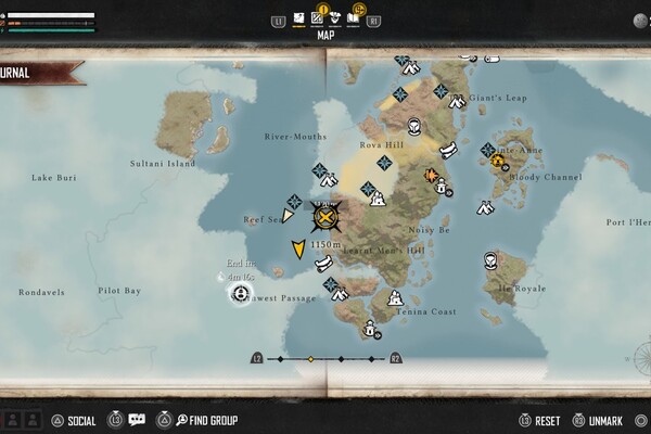 Skull and Bones Caradec’s Bounty: How to find the treasure at the Royal ...