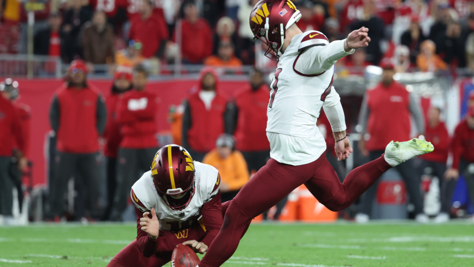 Video Reveals Immediate Message of Commanders Kicker After Playoff ...